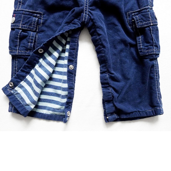 Lo-Zoo | One Pieces | Monkey Embroidered Cargo Corduroy Overalls 8 Mnth ...